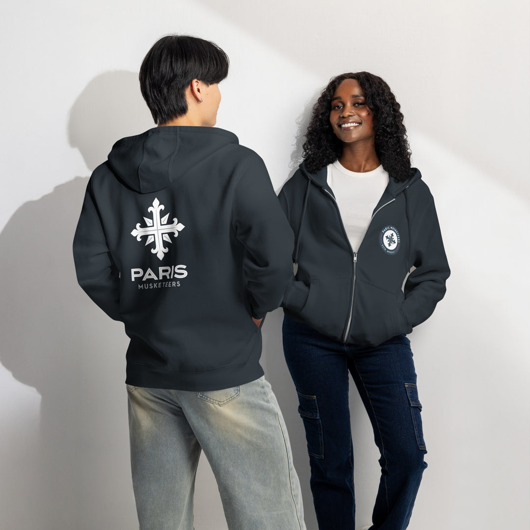 Musketeers Premium Full Zip Hoodie – Paris Musketeers Official Shop